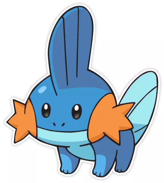 Pokemon Mudkip Sticker Phone Decal Water Bottle Stickers Car Decals ...