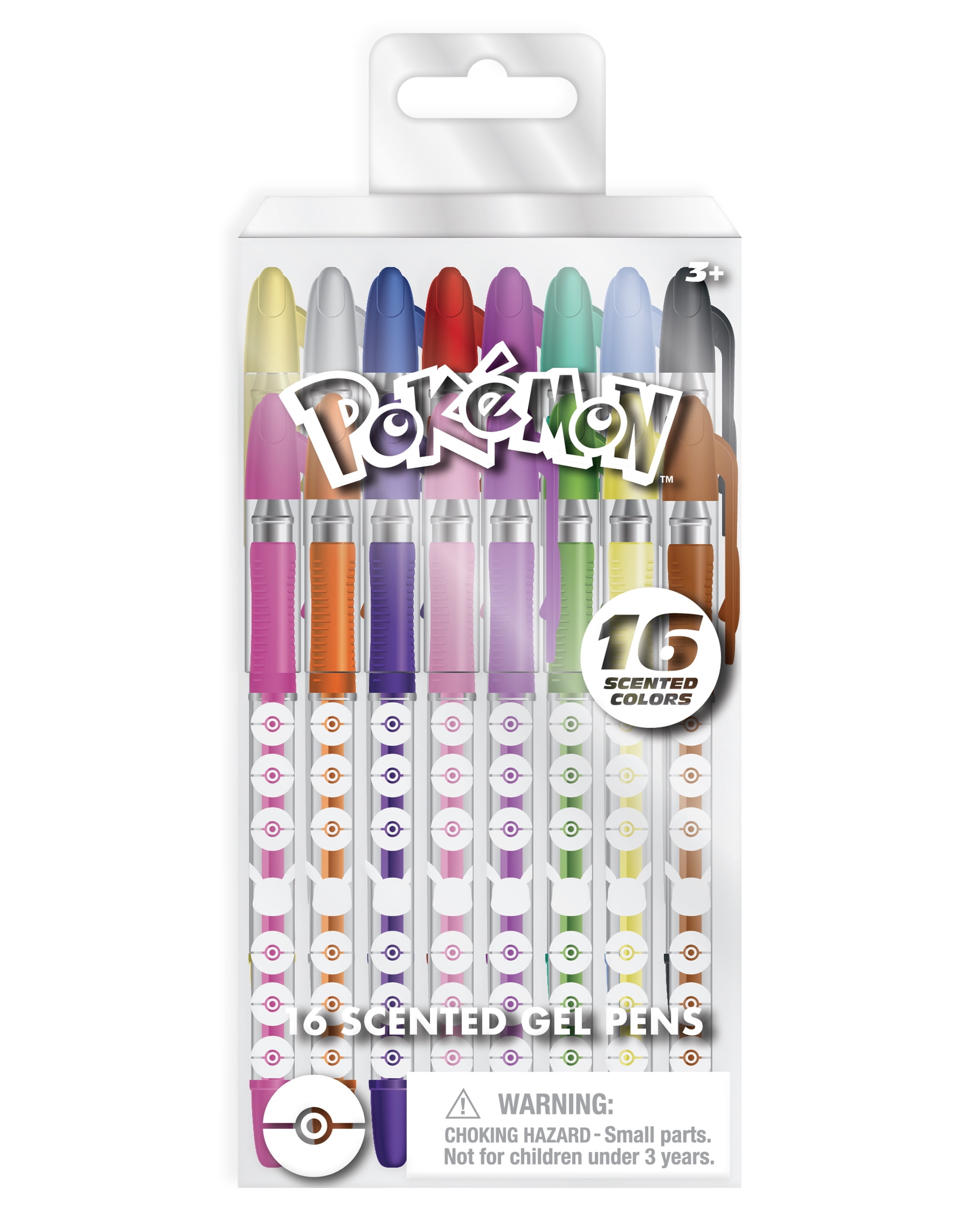 Pokemon Multi-Color Scented Gel Pens, 16 Count - Walmart.com