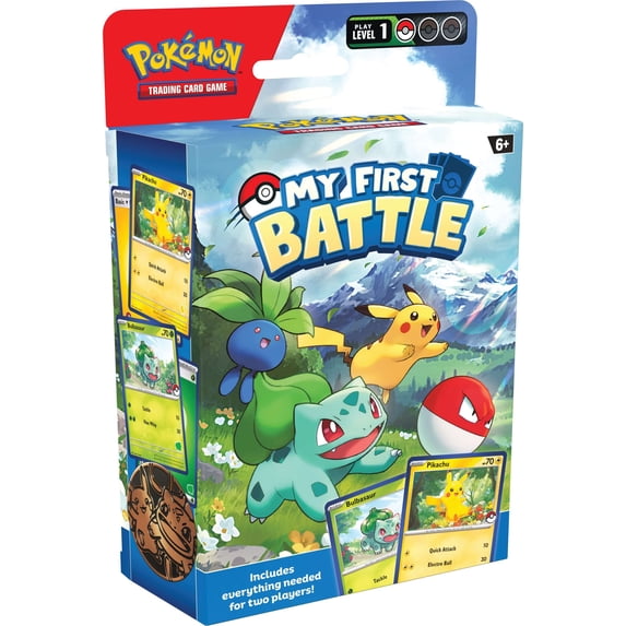 Pokemon TCG: Bulbasaur, Oddish, Pikachu Mini Starter Decks with 2 ...