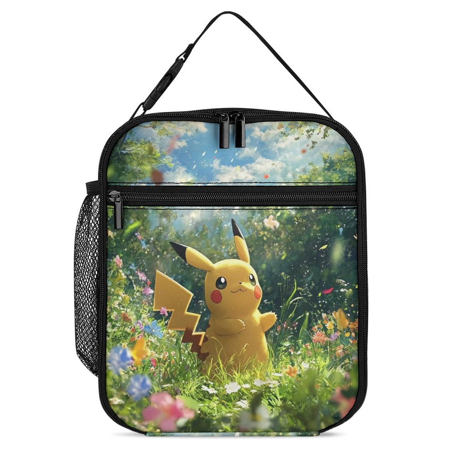Pokemon Nature Custom Text Lunch Bag With Satchel Shoulder Strap ...
