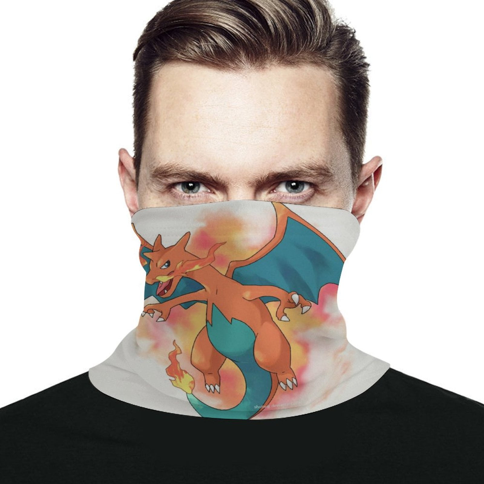 Pokemon Neck Gaiter Face Cover for Men Women Anti-static for Outdoor ...