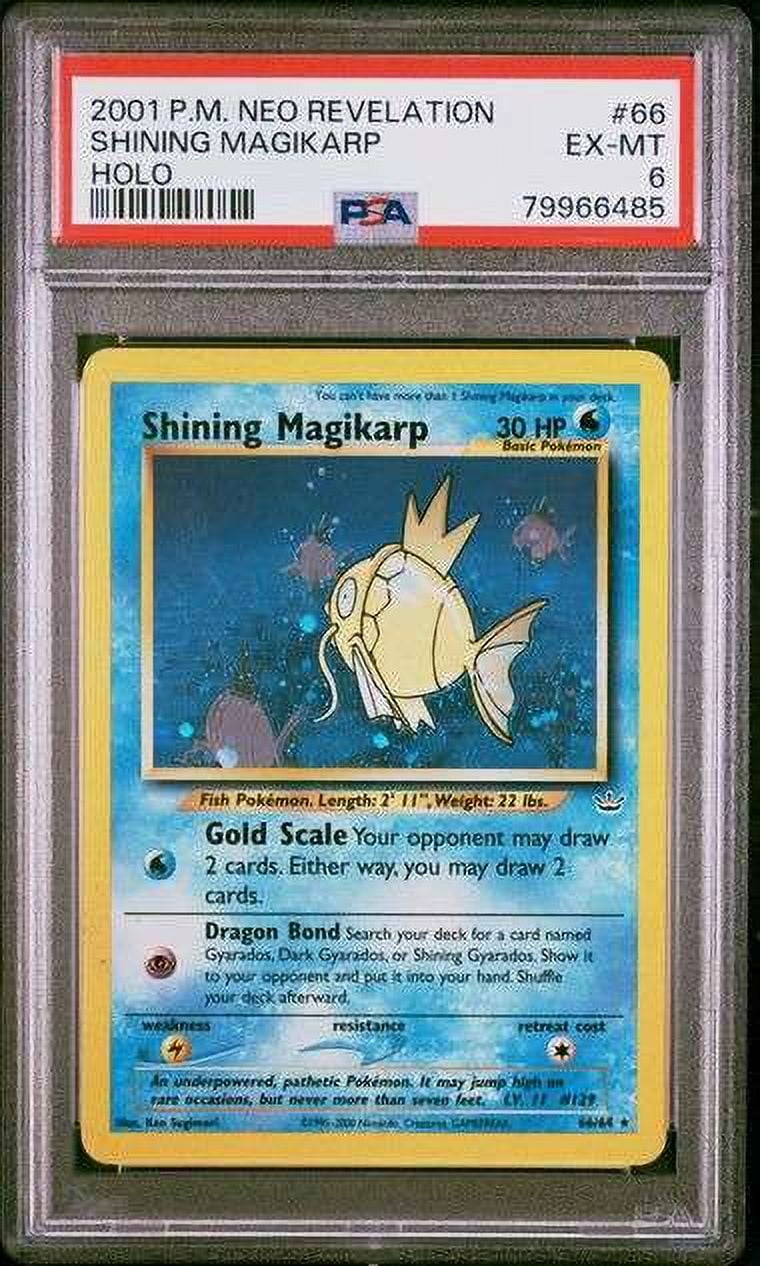 Pokemon Neo Revelation Shining Magikarp (PSA 6) - Walmart.com