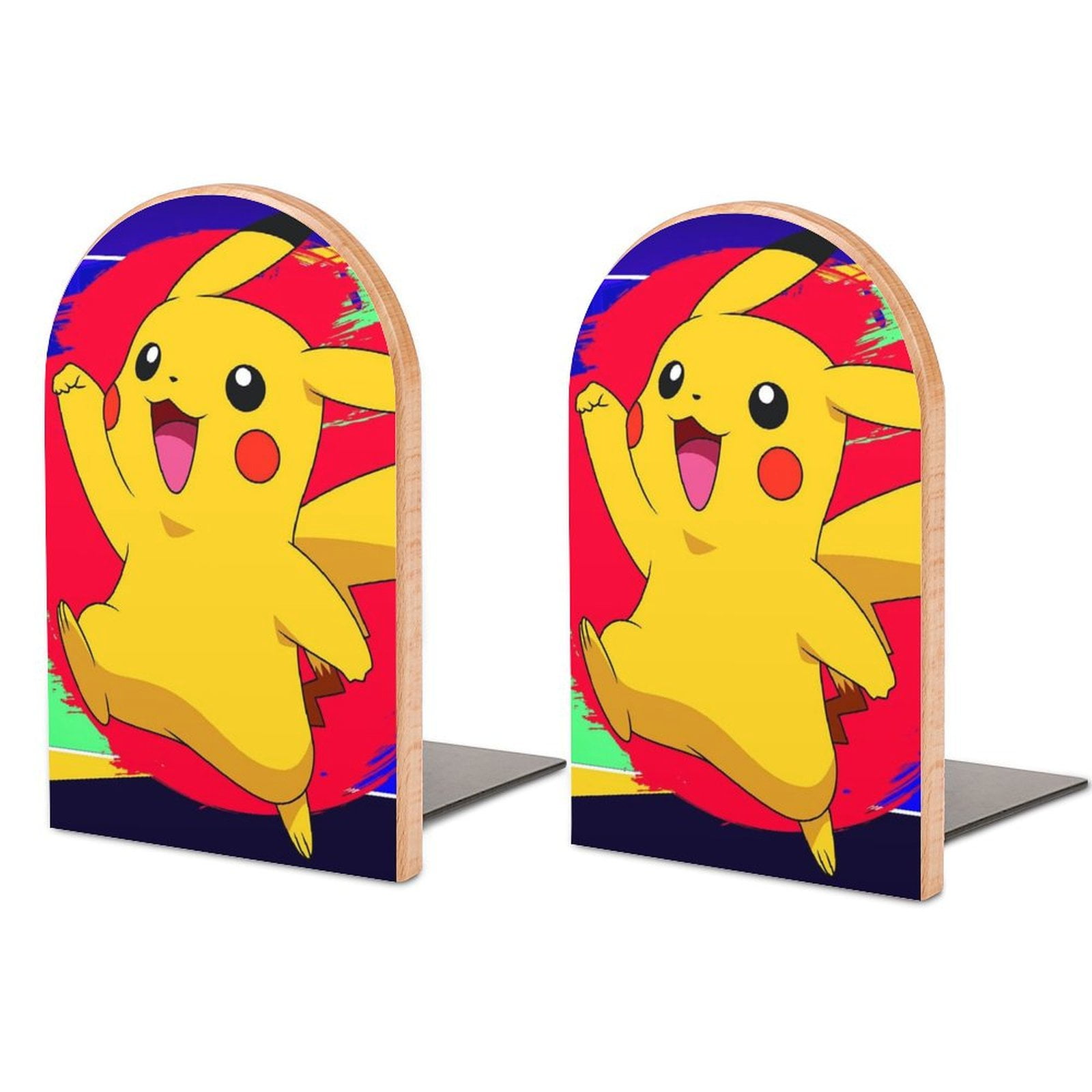 Pokemon - Neon Lights Pikachu Book Ends,Wood Bookends 1 Pair,Book Ends ...