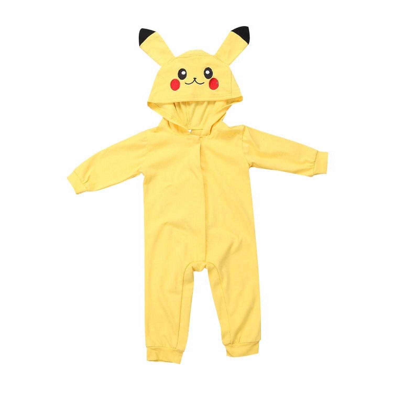 Pokemon Newborn Baby Rompers,Long Sleeve Pikachu Cartoon Jumpsuit Baby ...