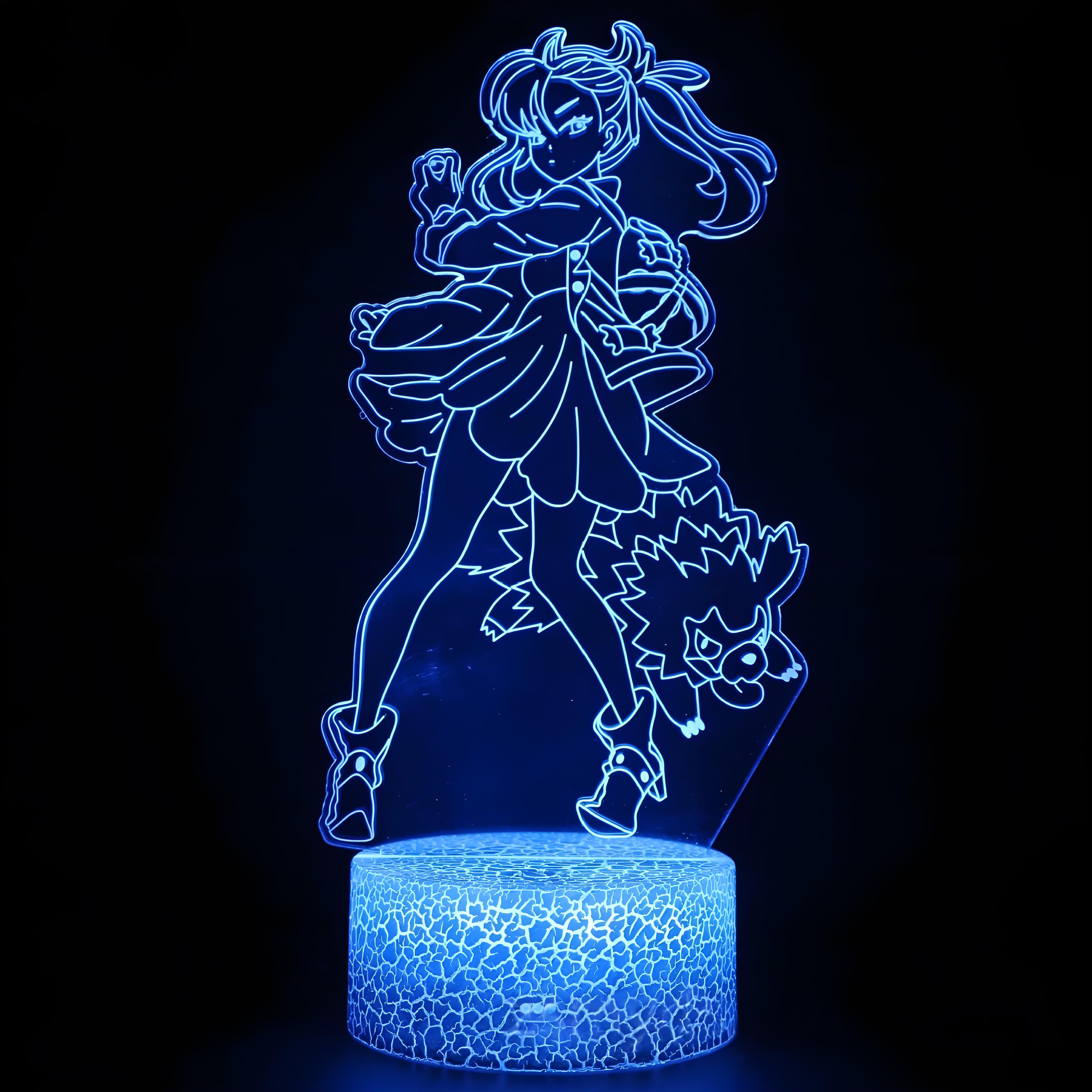 Pokemon Night Light with Timer, 16 Color Changing LED Lamp,Touch ...