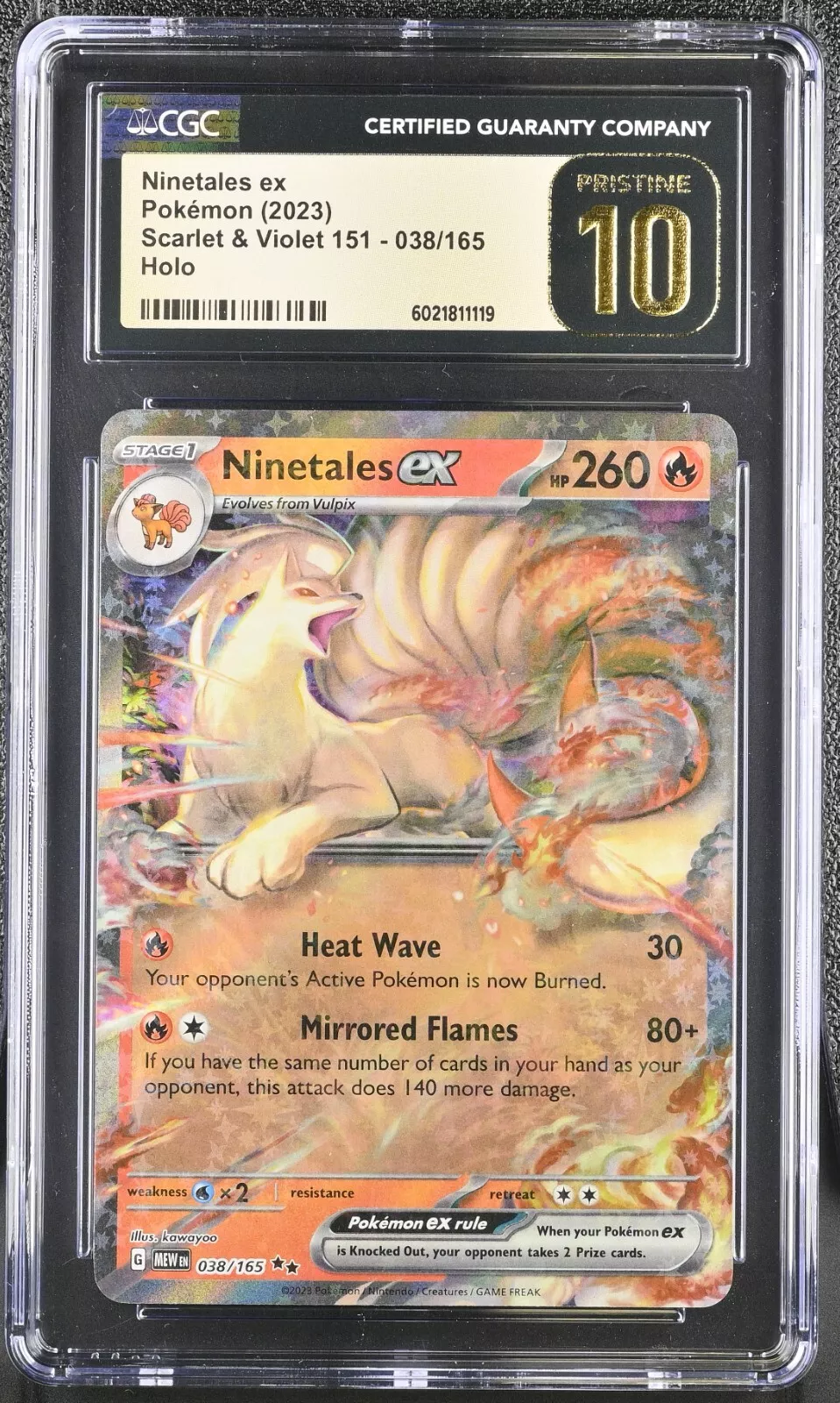 Ninetales Pokemon Card