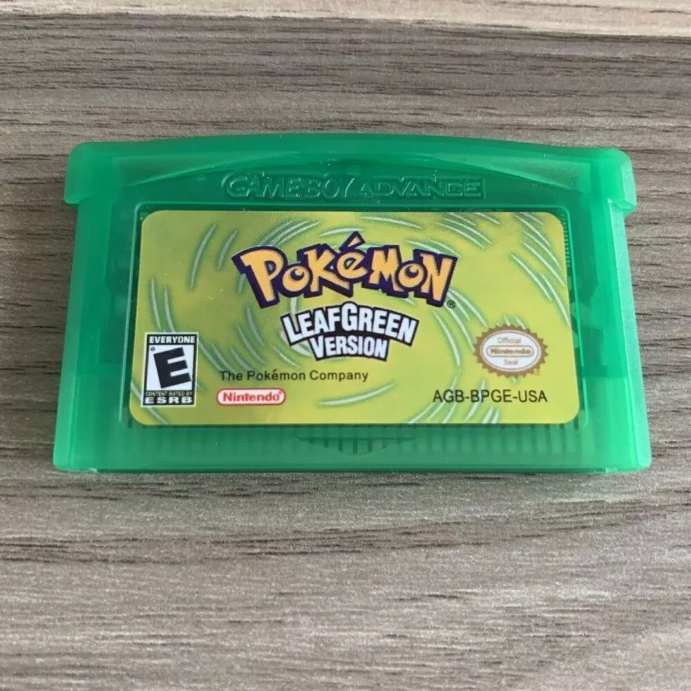 Pokemon Nintendo Game Card Ruby/Sapphire/Emerald/Fire Red/Green Leaf ...