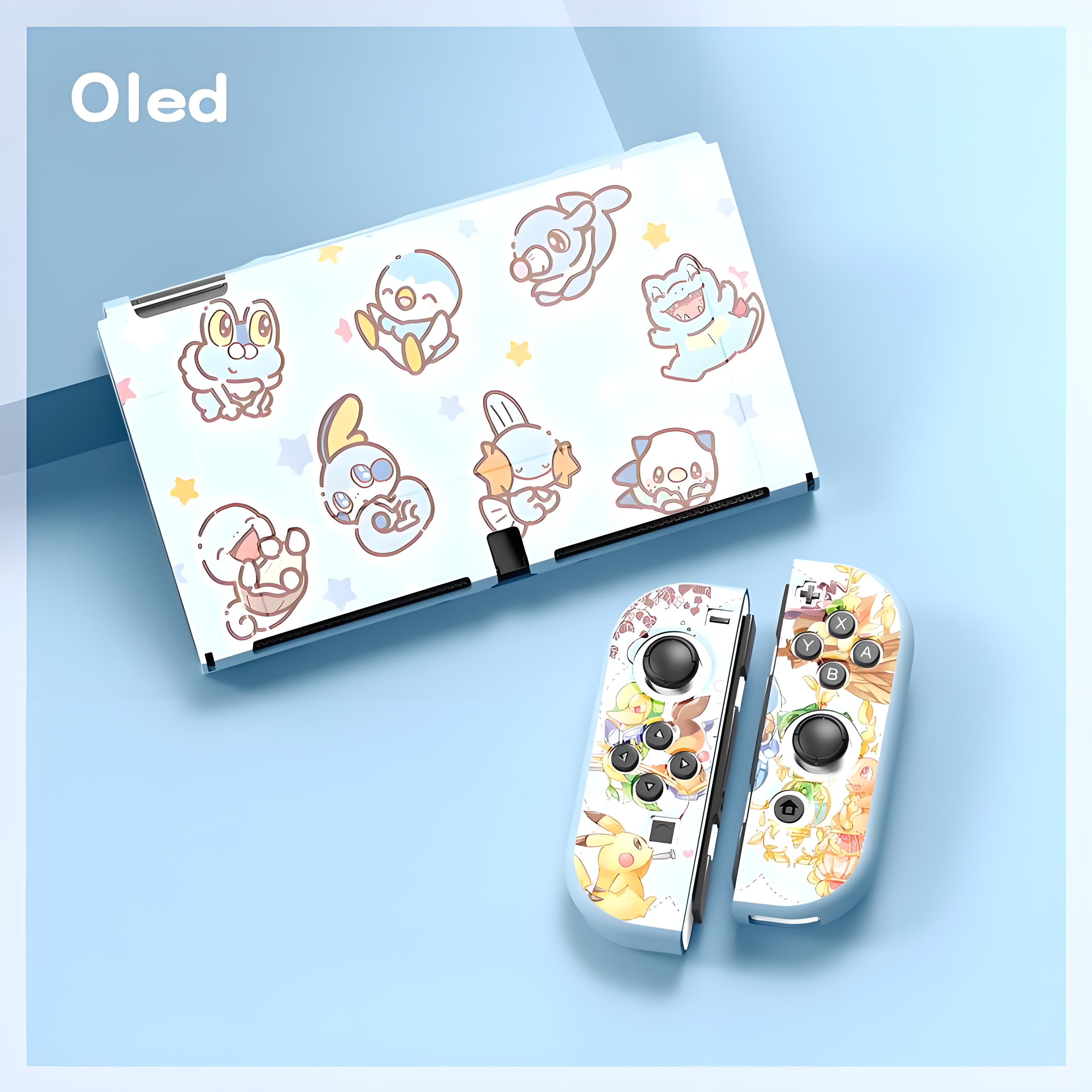 ‌Pokemon Nintendo Switch OLED Silicone Case - Soft Protective Cover ...