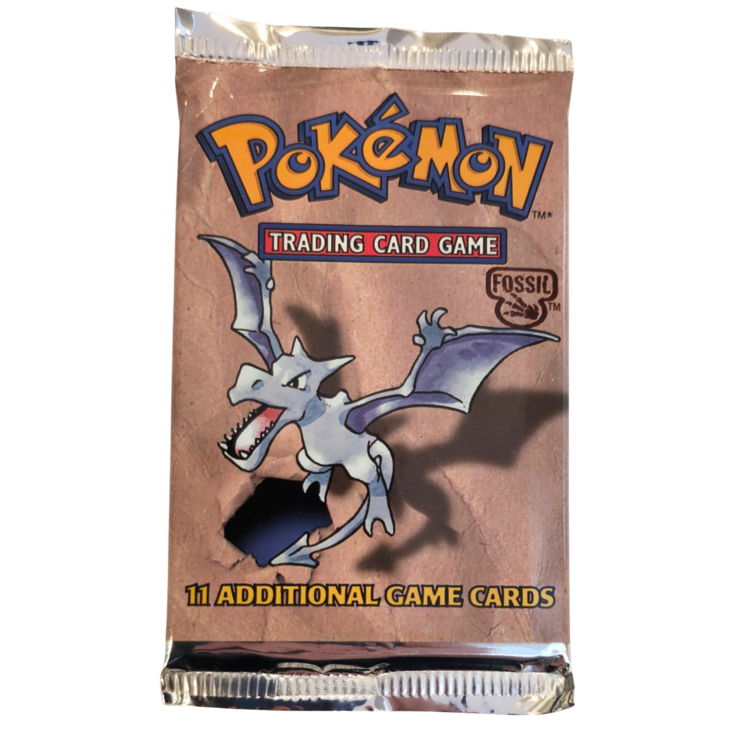 Pokemon OS3 Fossil Booster Pack Aaerodactyl - Walmart.com