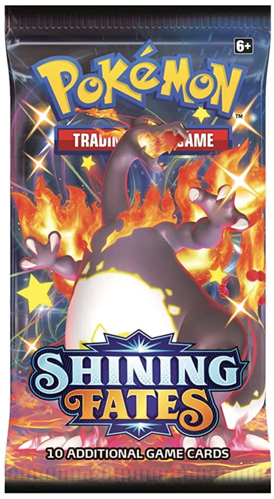Pokemon Official TCG: Shining Fates Booster Pack - Walmart.com
