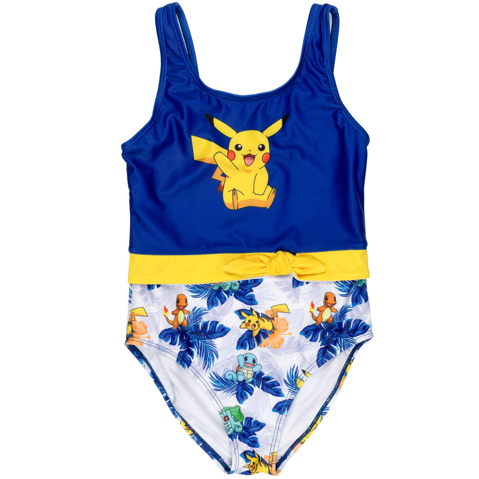 Pokémon, Girl's One-Piece Swimsuit, Sizes 7-8, UPF 50+ UV Protection ...