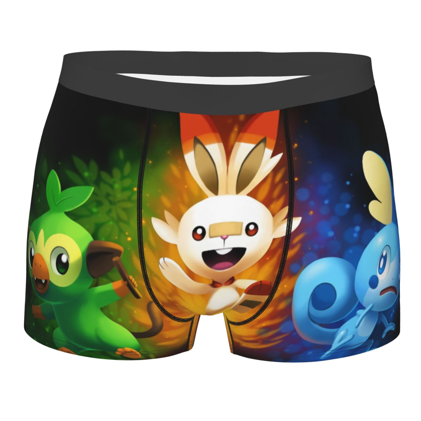 Pokemon -P Men'S Comfort Breathable Boxer Briefs, Mens Underwear Soft ...
