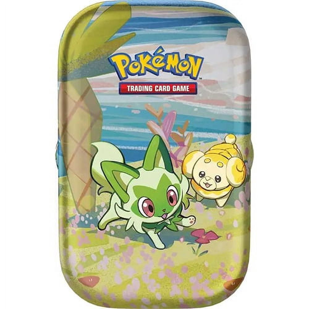 Pokemon Paldea Friends Mini Tin - Sprigatito & Fidough (2 Packs ...