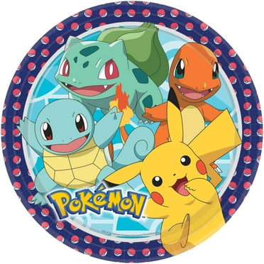 Pokemon Party Paper Round Plate, 7 in, 8ct - Walmart.com
