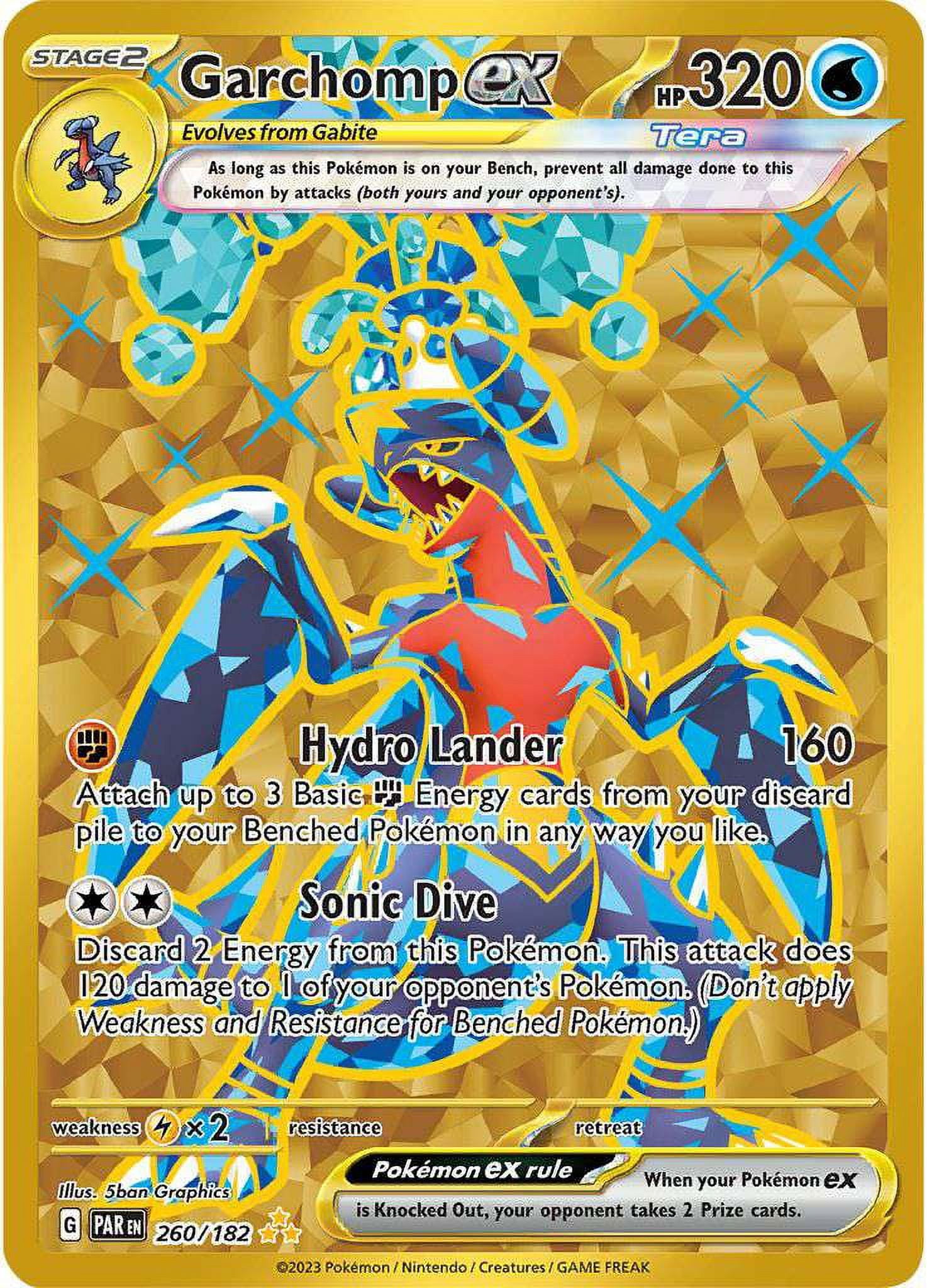 Pokemon Paradox Rift Hyper Rare Garchomp ex #260 - Walmart.com