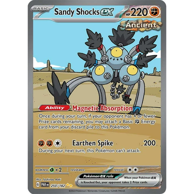Pokemon Paradox Rift Special Illustration Rare Sandy Shocks ex #250 ...