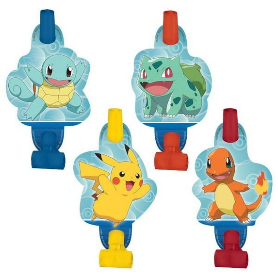 Amscan Pokemon Themed Kids Birthday Party Supplies - Classic Assorted ...