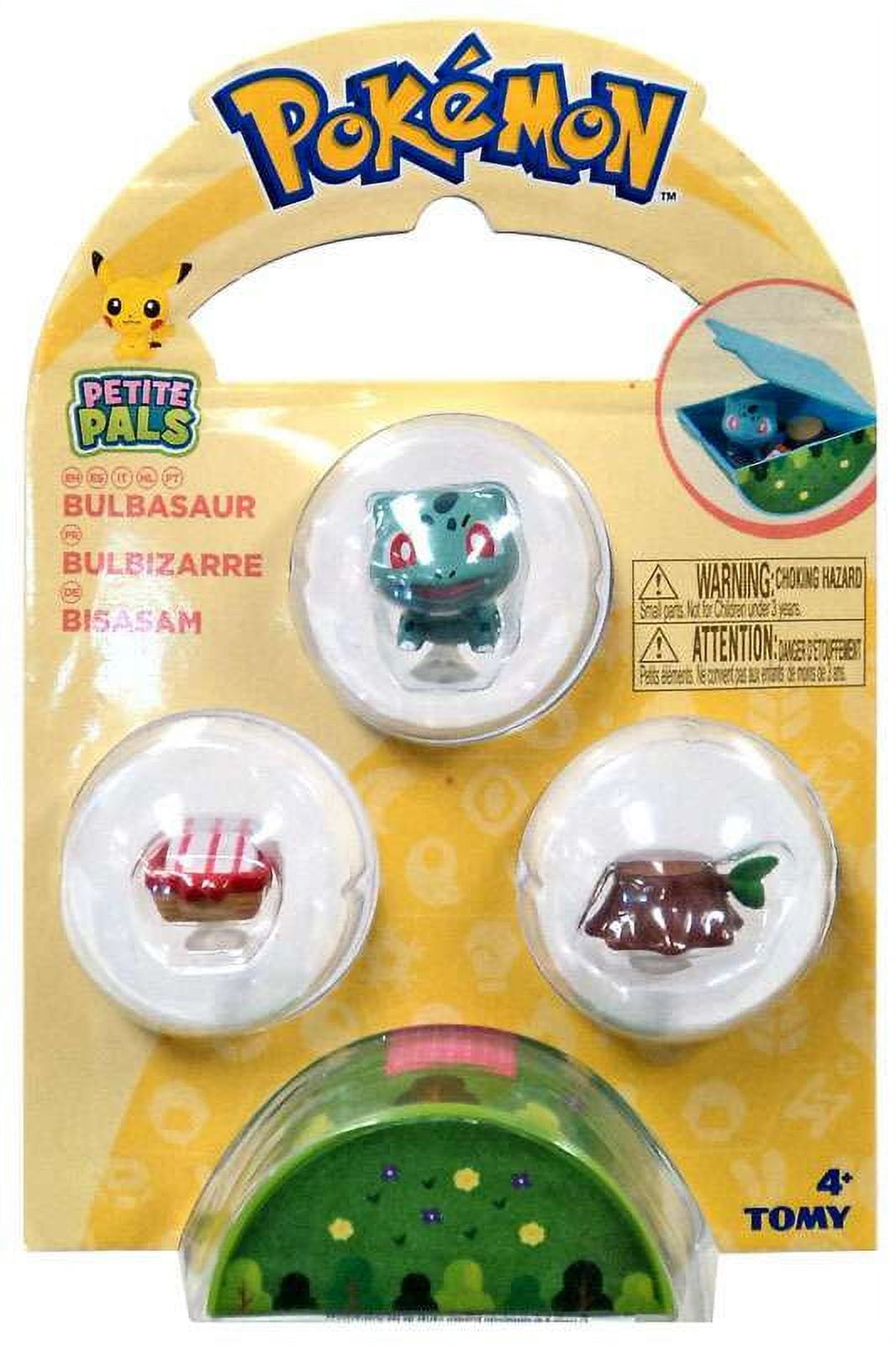 Pokemon Petite Pals Bulbasaur Mini Figure 3-Pack - Walmart.com