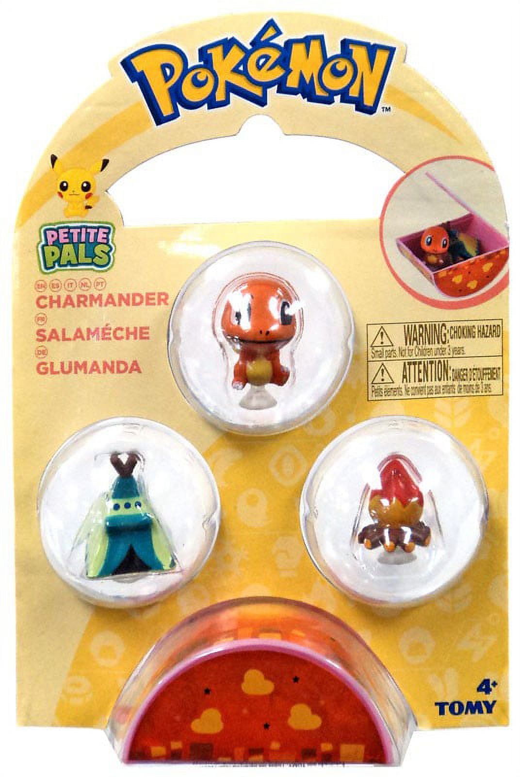 Pokemon Petite Pals Charmander Mini Figure 3-Pack - Walmart.com