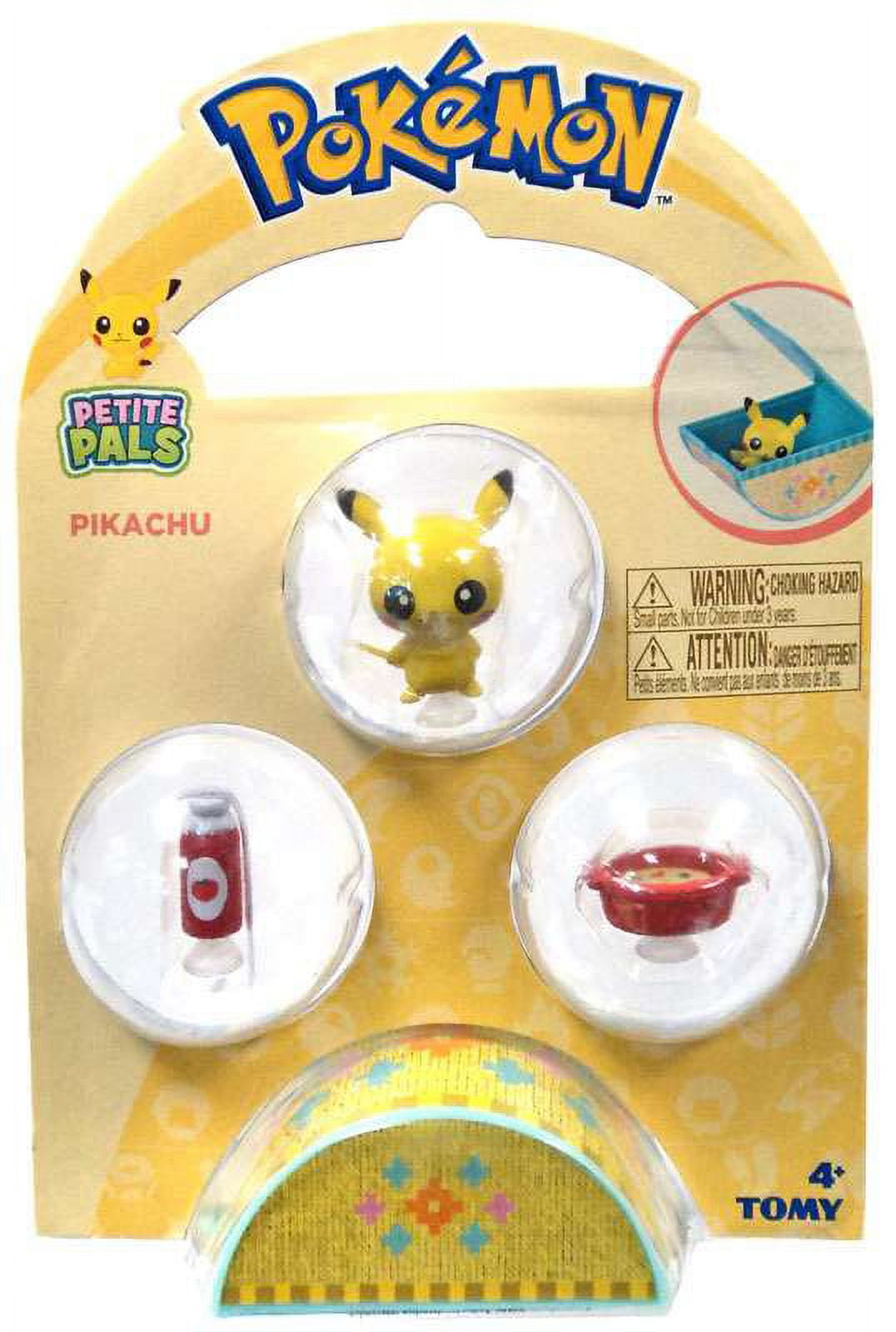 Pokemon Petite Pals Pikachu Mini Figure 3-Pack (Version 2) - Walmart.com