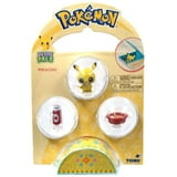 Pokemon Petite Pals Pikachu Mini Figure 3-Pack (Version 2) - Walmart.com