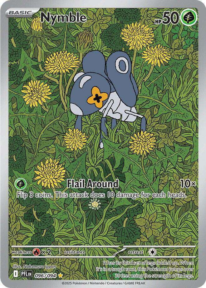 Pokemon Phantasmal Flames Illustration Rare Nymble #96 - Walmart.com