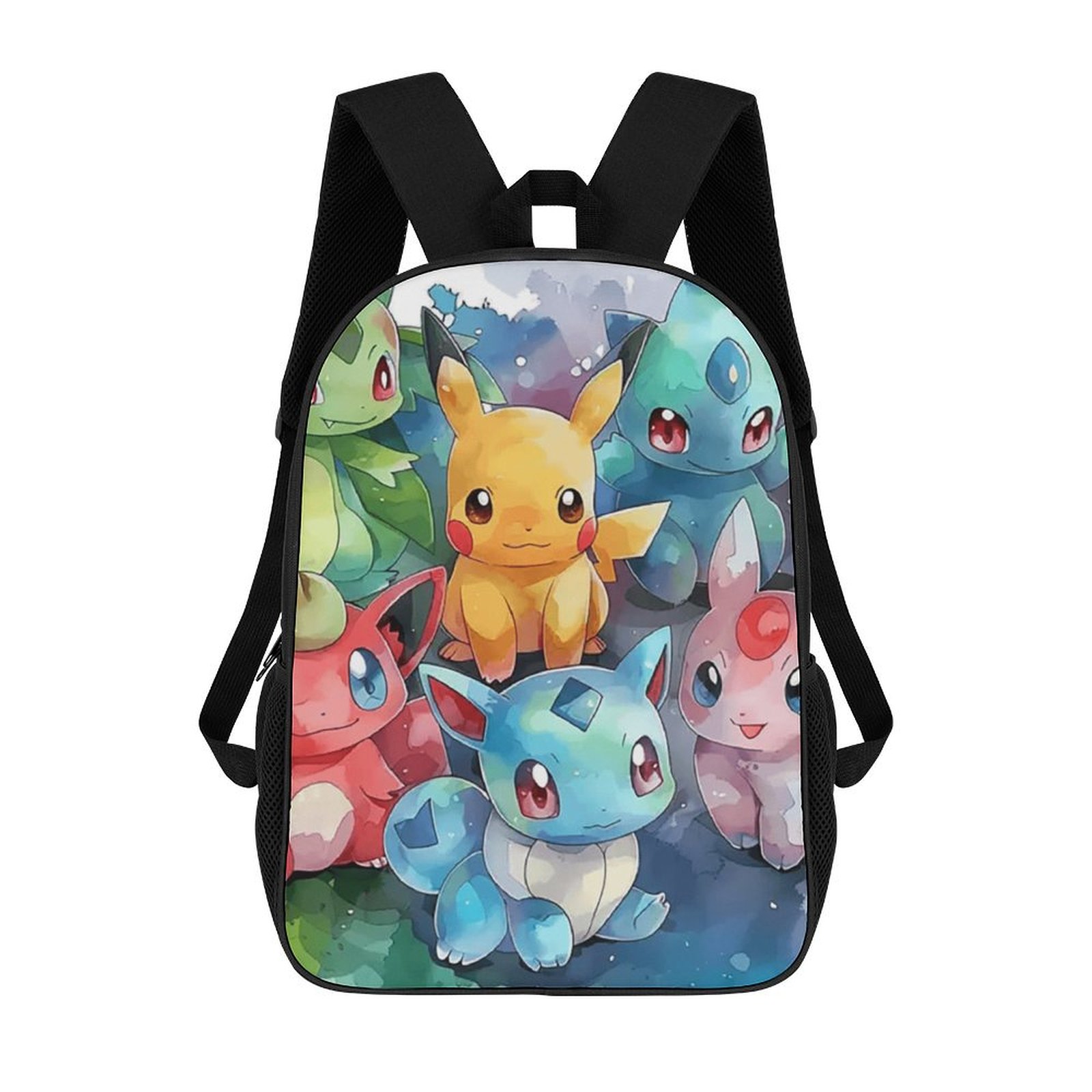 Pokemon_Pi_ka_chu 3D Print 17inch Laptop Backpack Personalized Backpack for Gyms & Other ...
