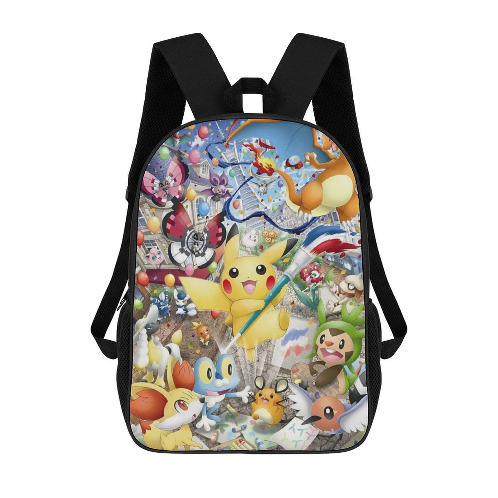 Pokemon_Pi_ka_chu 3D Print 17inch Laptop Backpack Personalized Backpack ...