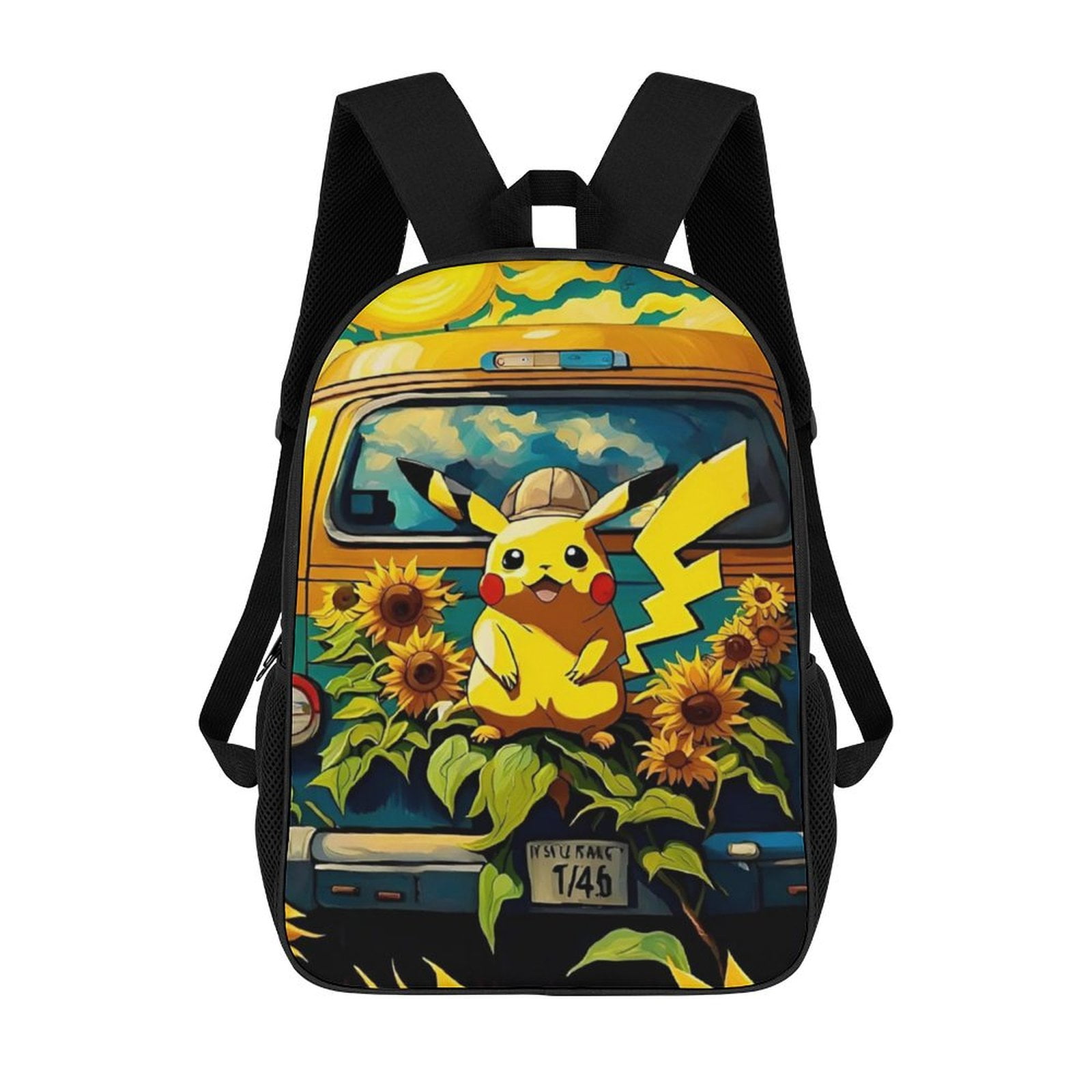 Pokemon_Pi_ka_chu 3D Printed 17inch Laptop Backpack Personalized ...