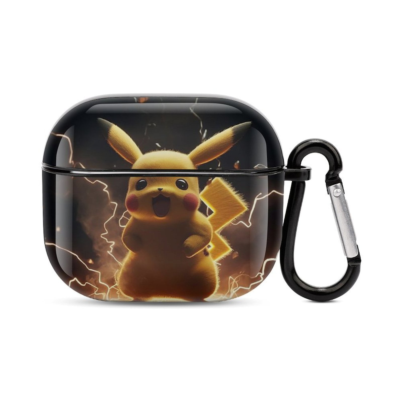 Pokemon_Pi_ka_chu 3D Printed Bluetooth Earbuds Case Cover for Airpods 3 Generation, Cute PC Hard ...