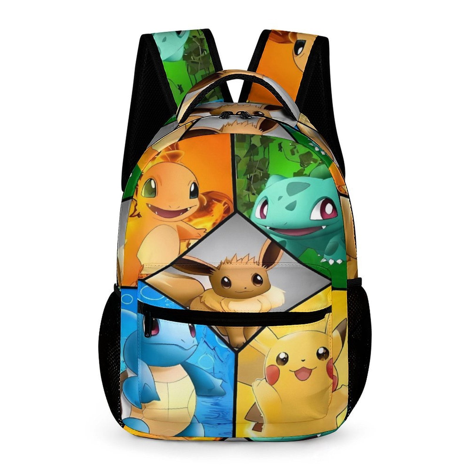 Pokemon_Pika-chu Backpack Fashion Laptop Backpacks Lightweight Daypack ...