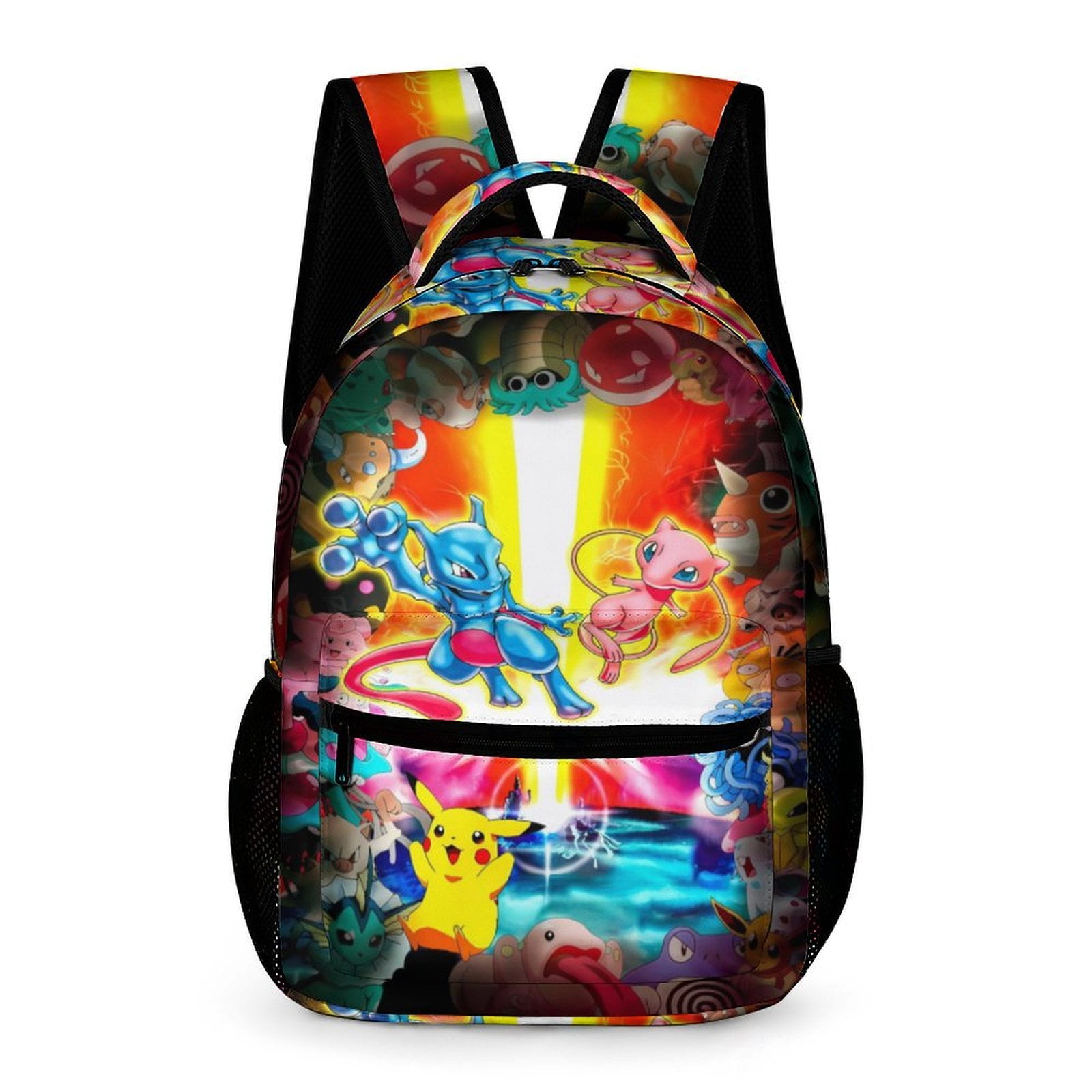 Pokemon_Pika-chu Backpack Fashion Laptop Backpacks Lightweight Daypack ...