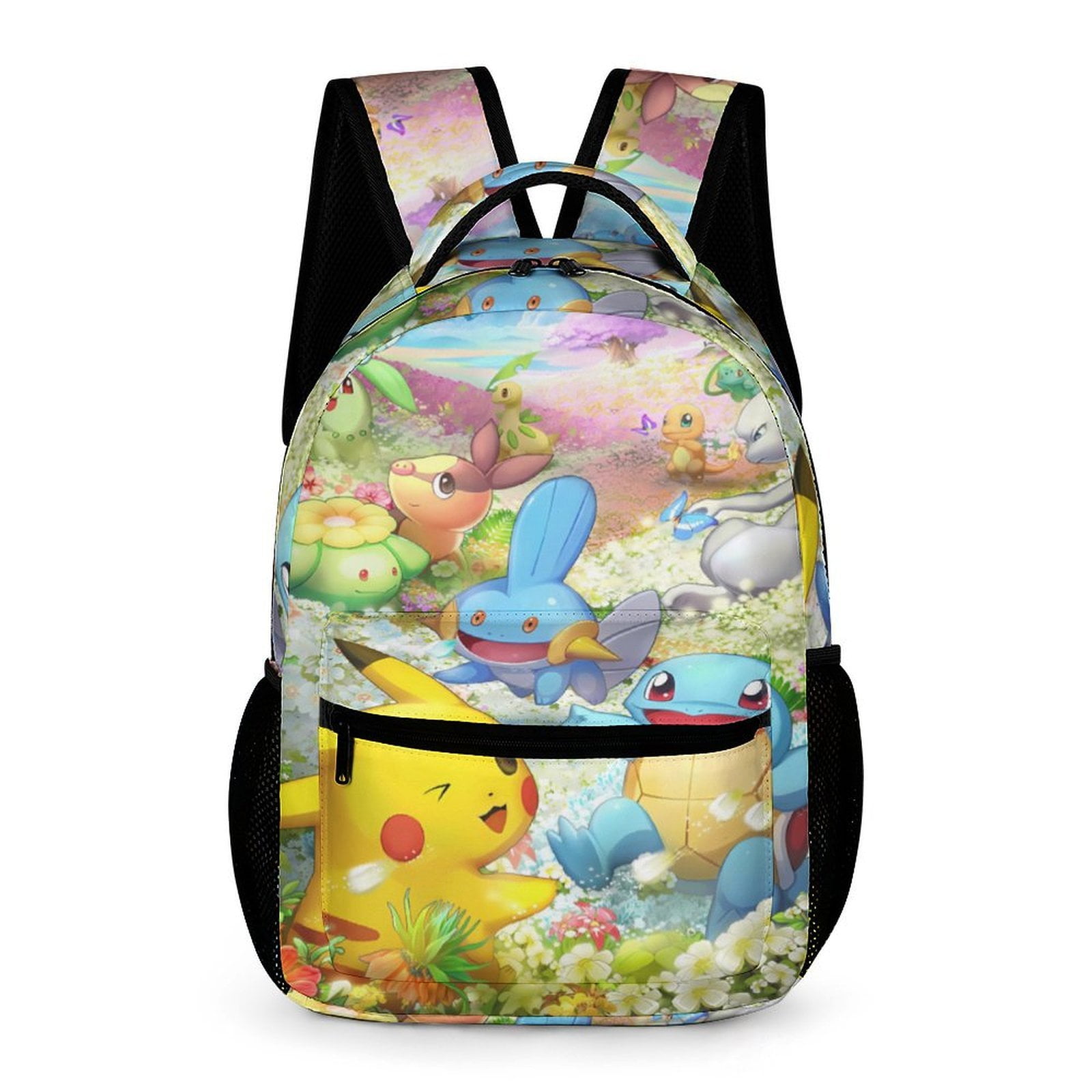 Pokemon_Pika-chu Backpack Fashion Laptop Backpacks Lightweight Daypack ...