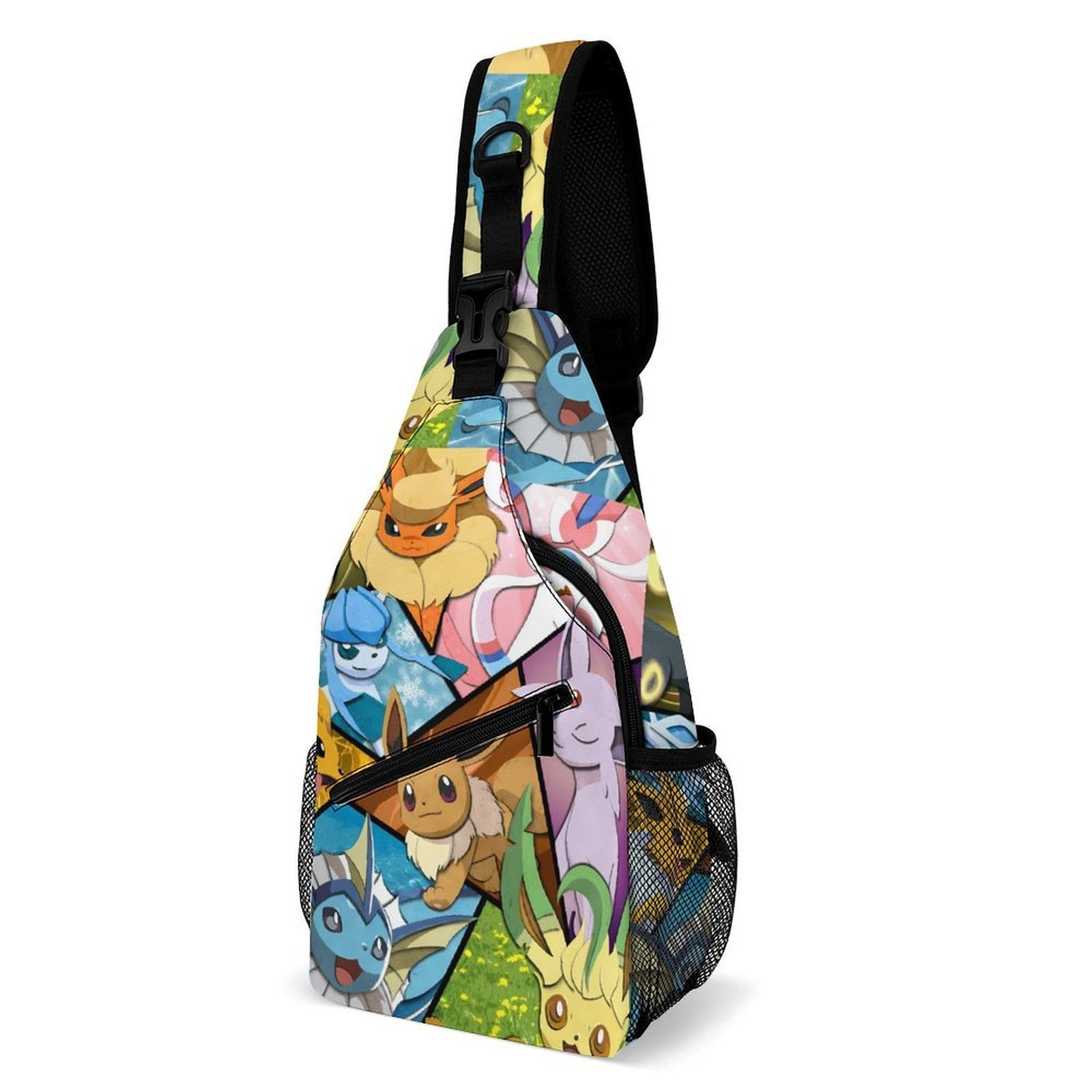 Pokemon_Pika-chu Crossbody Backpack For Men Women Sling Bag Cartoon ...