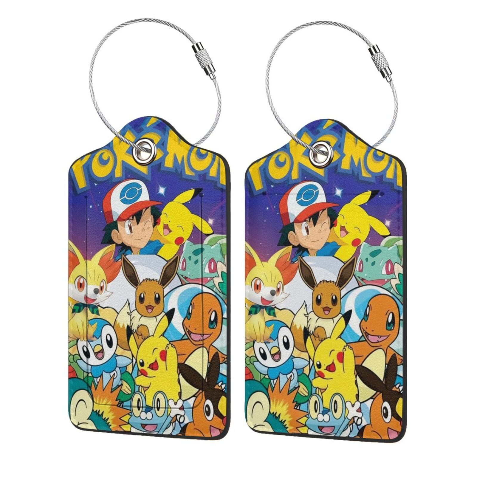 Pokemon-Pikachu 121l Luggage Tags for Suitcases Travel ID ...