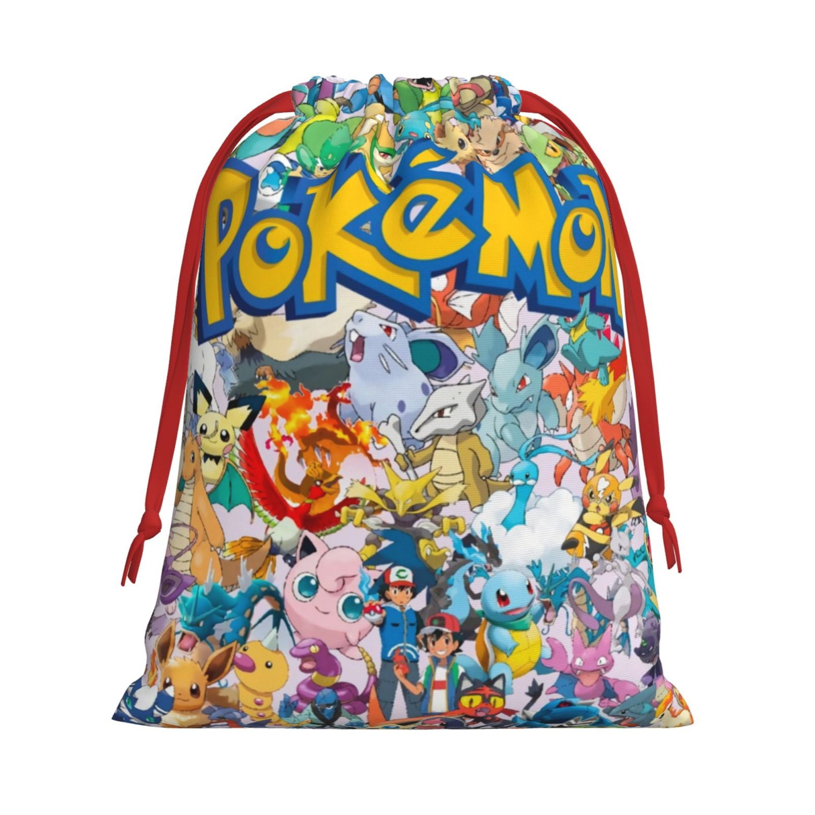 Pokemon-Pikachu 132 Christmas Gift Bags,Gift Bags,Drawstring Christmas ...