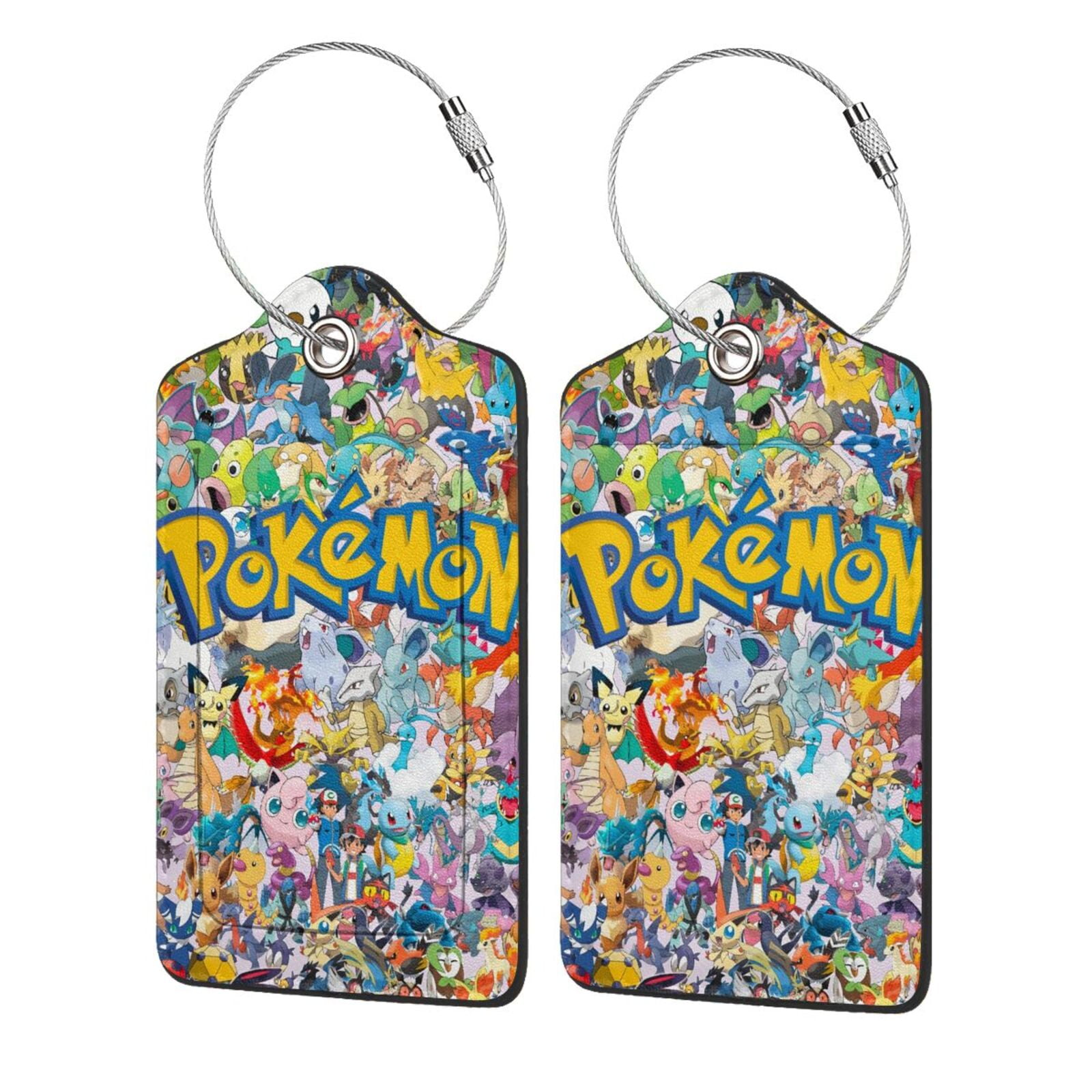 Pokemon-Pikachu 132 Luggage Tags for Suitcases Travel ID Identification ...