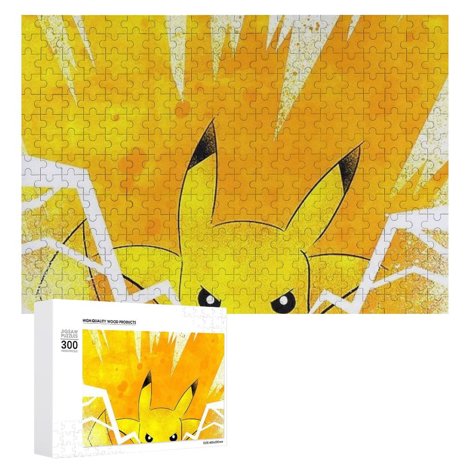 Pokemon_Pikachu 300 Pieces Wooden Puzzles for Kids Adults Puzzles Gift ...
