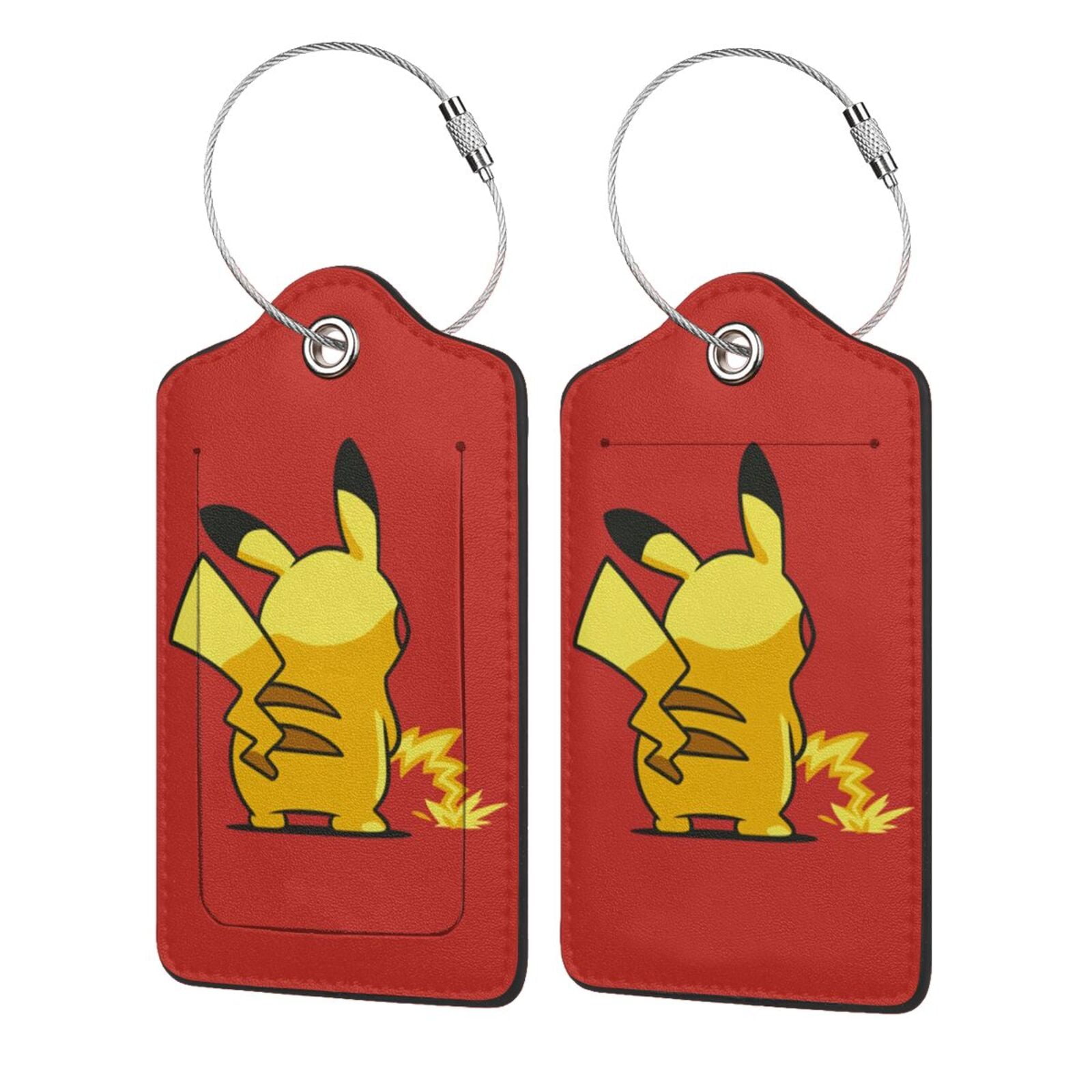 Pokemon-Pikachu 345 Luggage Tags for Suitcases Travel ID Identification ...