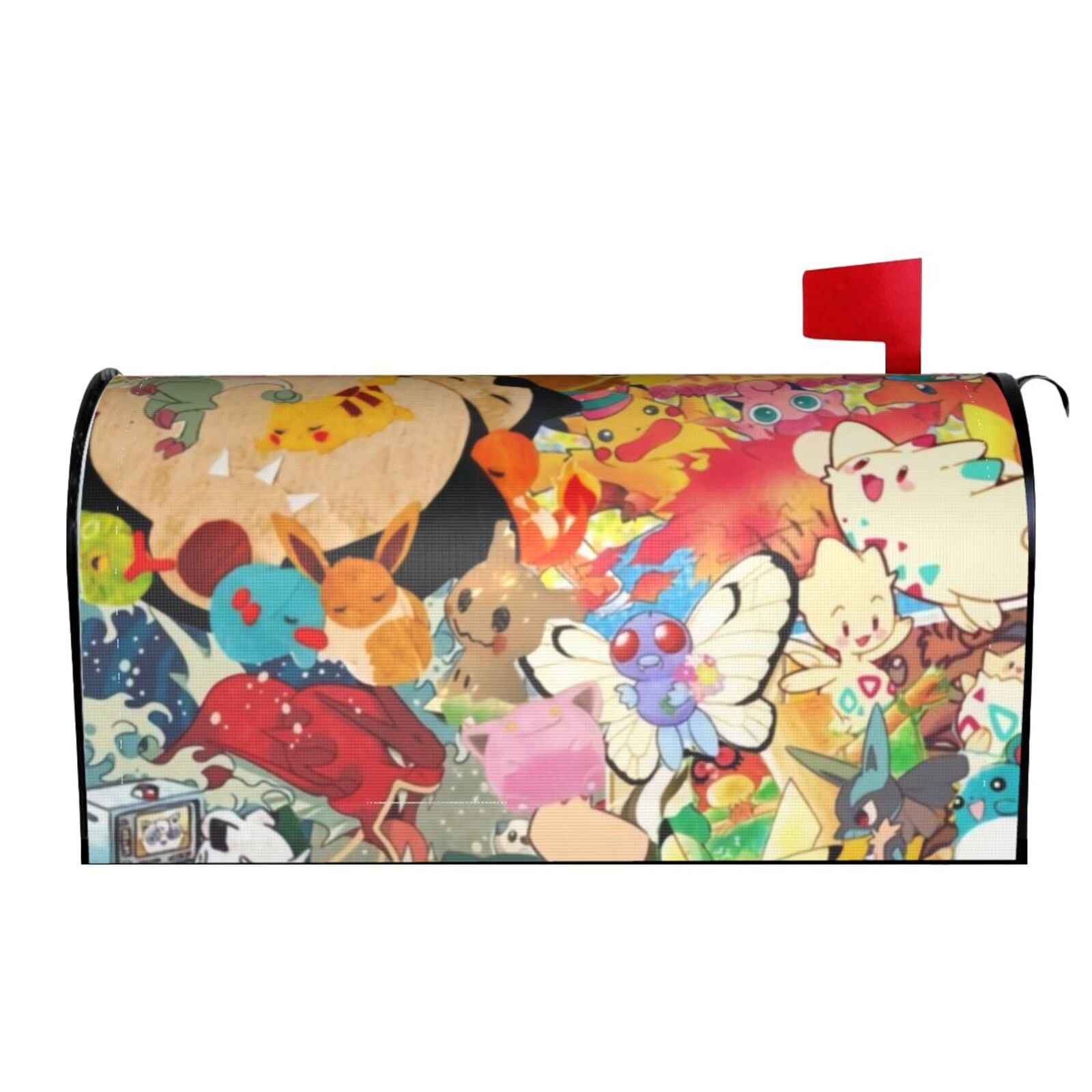 Pokemon Pikachu 5 Cartoon Character Mailbox Cover Magnetic Standard ...