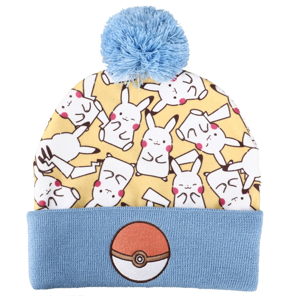 Pokemon Pikachu AOP Knit Cap - Walmart.com