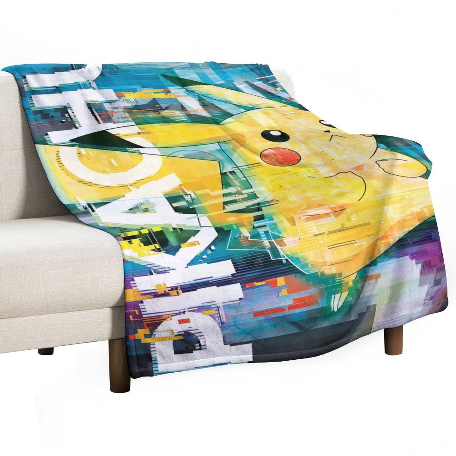 Pokemon Pikachu Anti-pilling Soft Flannel Comfortable Plush Air ...