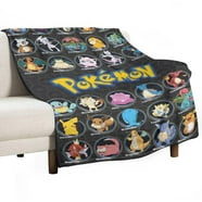 Pokemon 856382 45 x 60 in. Pokemon Kanto Starters Fleece Throw Blanket ...