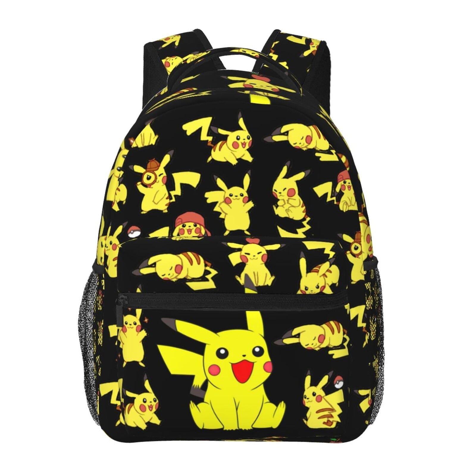 Pokemon_Pikachu Backpack Anime Daypack Cartoon Shoulders Bag Cute ...