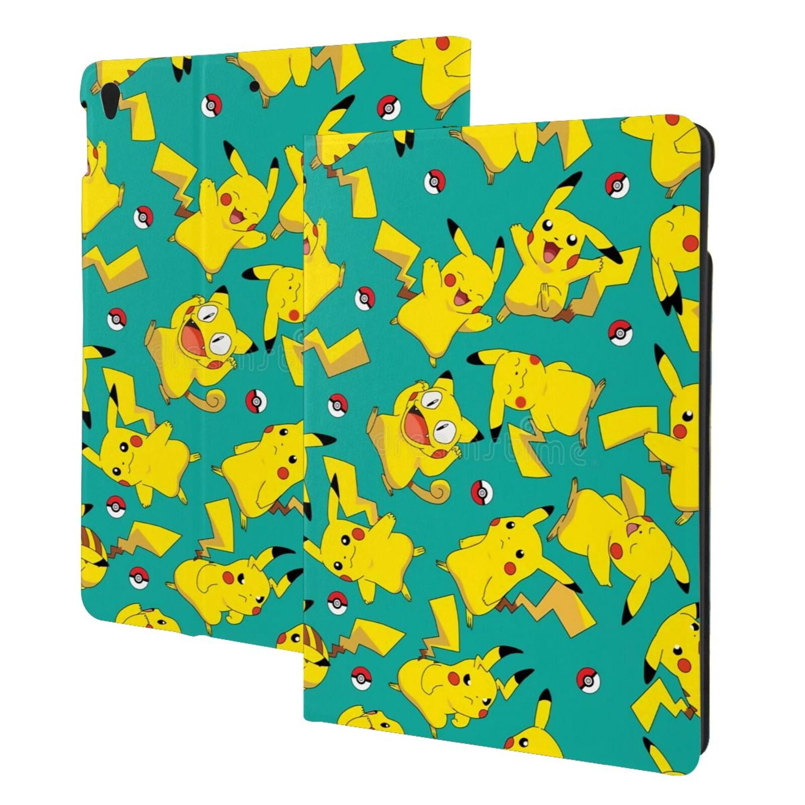 Pokemon Pikachu Ball Rotate Kawaii Cute 3d Design Ipad Case Soft Covers ...