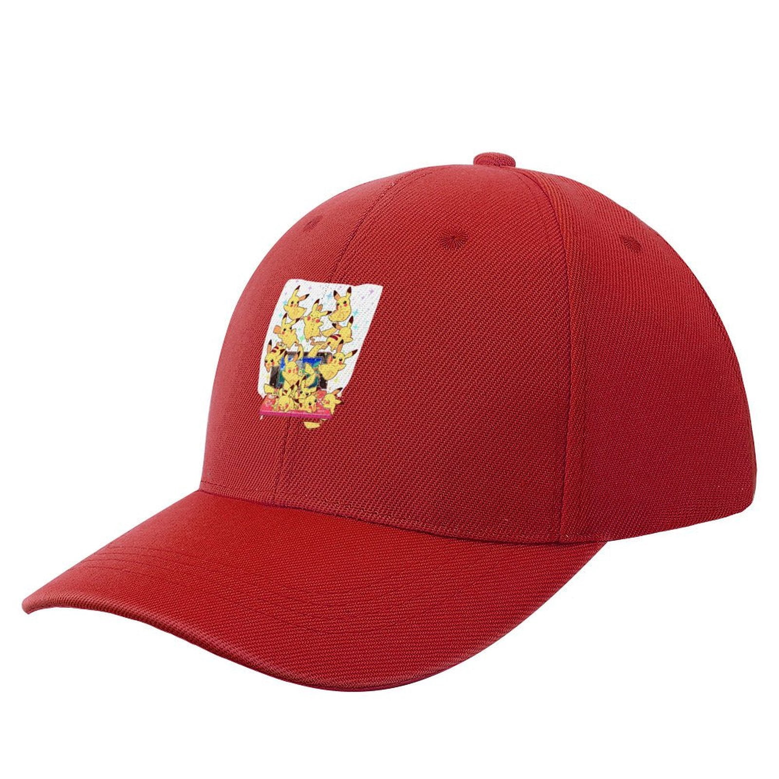 Pokemon Pikachu Baseball Cap Cute Baseball Hat Adjustable Cartoon ...