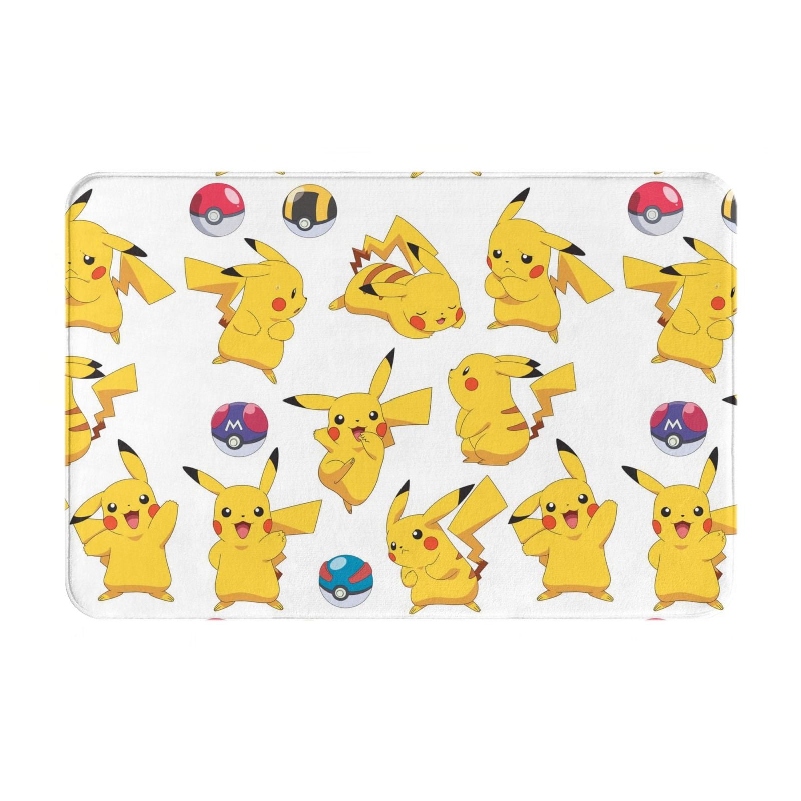 Pokemon Pikachu Bath Mat 16x24in,Bathroom Rugs,Kitchen Rugs,Kitchen ...