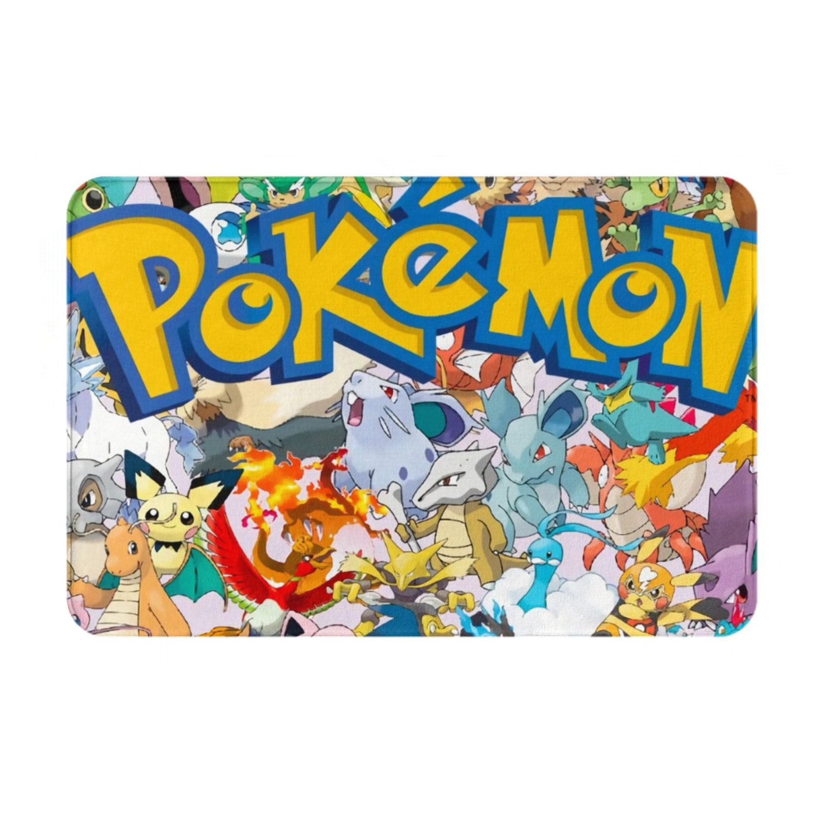 Pokemon-Pikachu Bathroom Rugs Mat 24x16,Extra Soft and Absorbent ...