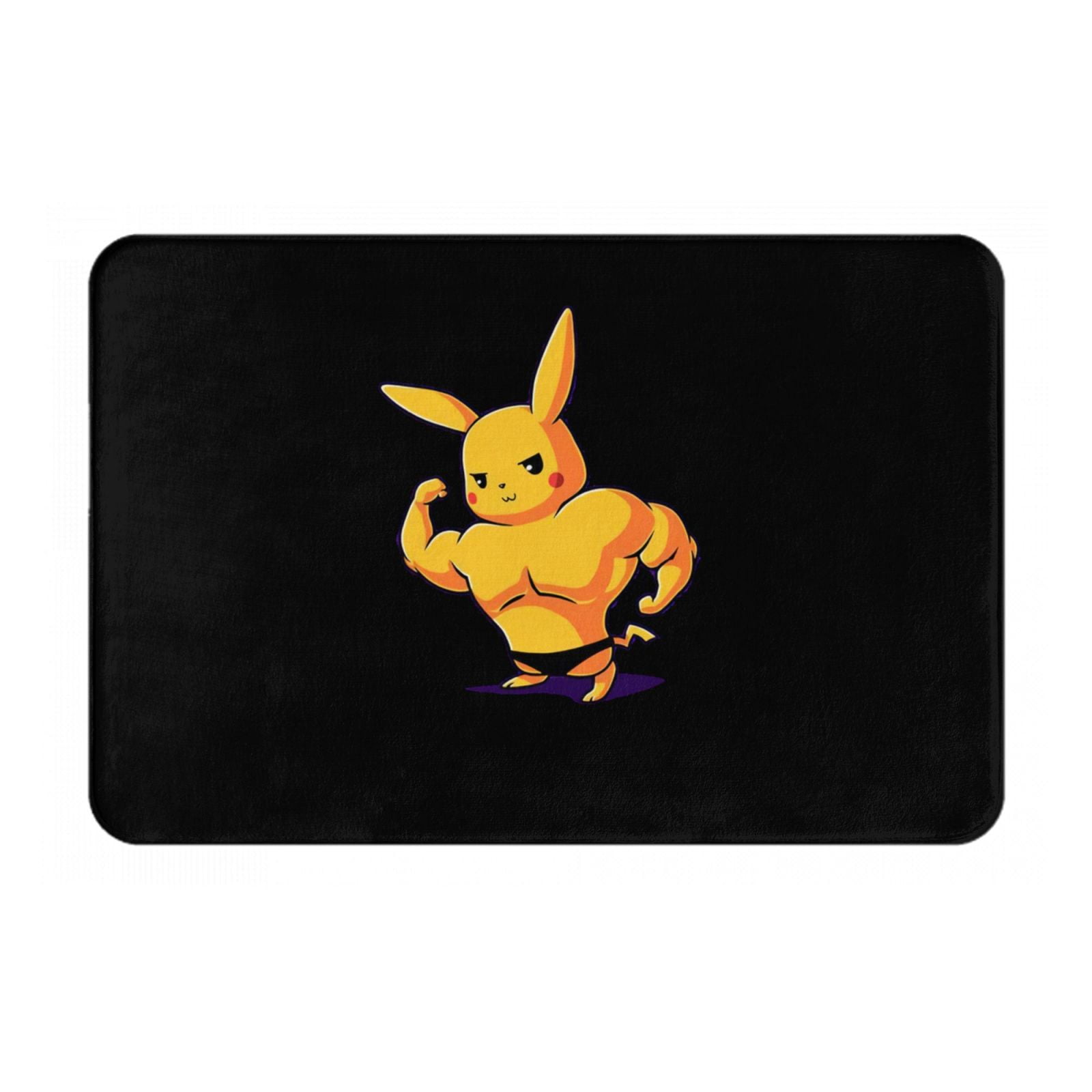Pokemon-Pikachu Bathroom Rugs Mat 24x16,Extra Soft and Absorbent ...