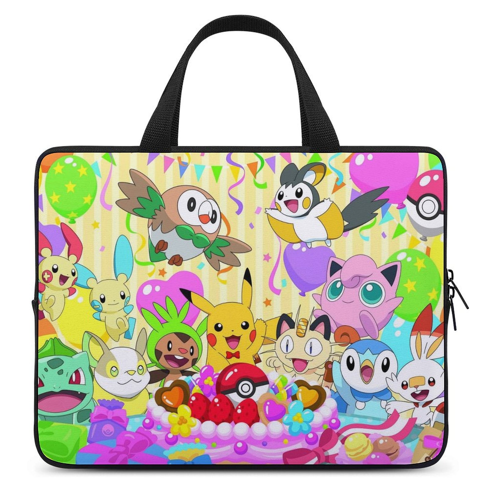 Pokemon-Pikachu Birthday Party Laptop sleeve with Handle, Laptop Case ...